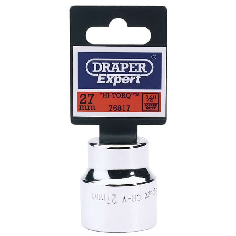 Draper 27mm 1/2" SQ. DR. HI-TORQ® 12 Point Socket - Tuckwells
