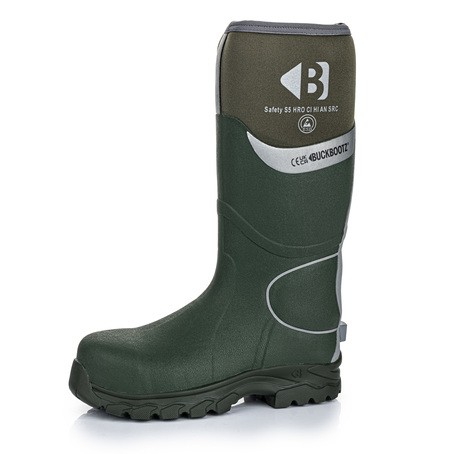 Buckler Safety Wellington Boots BBZ8000 - Green - Tuckwells