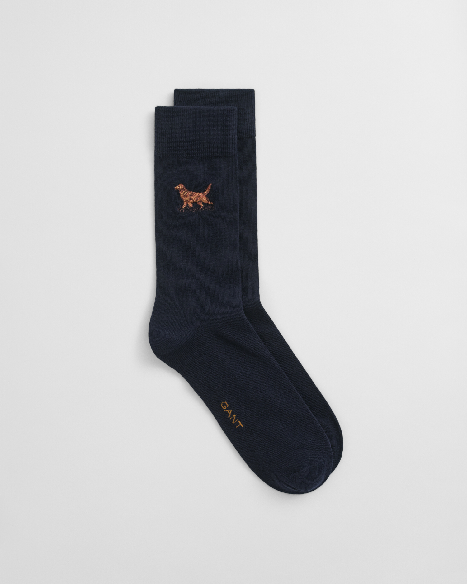 Gant Embroidered Socks - Marine Dog - Tuckwells