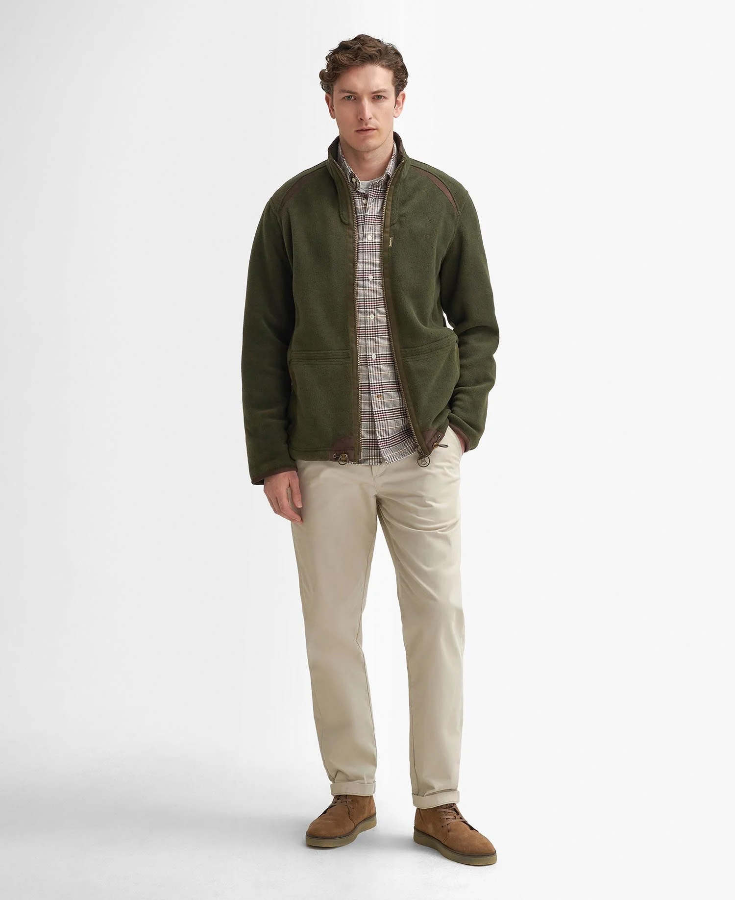 Langdale Fleece Jacket - Forest - Tuckwells